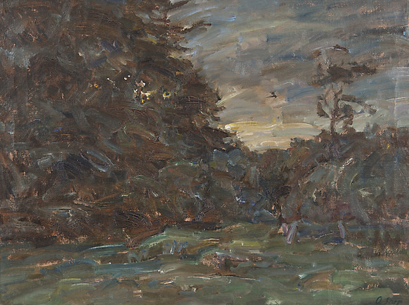 OTTO SARP. Landscape, oil on canvas, signed O. Sarp. Art - Paintings ...