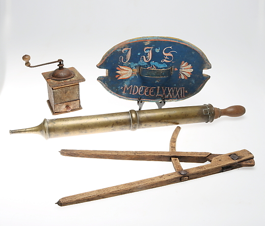 COMMON OBJECTS, 4 parts, 18/1900s. Swedish Folk Art - Tools & Gears ...