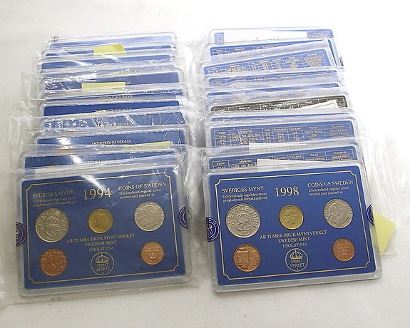 COIN SET, SWEDEN, from 1988-2009. Coins, Medals & Stamps - Coins ...