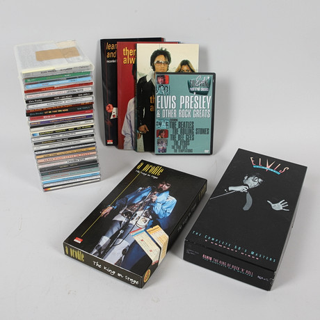ELVIS PRESLEY, about 30 CDs, boxes etc. Collectables - Music ...