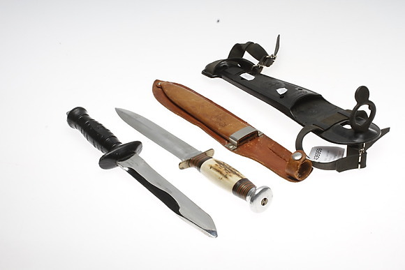 KNIFE, probably Pontus Holmberg, Eskilstuna and DIVING KNIFE, Nemrod ...