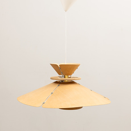 A 20th-century wood veneer ceiling lamp. Lighting & Lamps - Ceiling ...