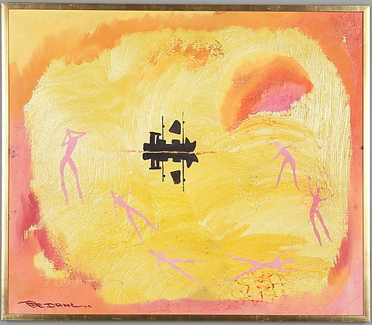 PER DAHL. olja på duk, signerad och daterad a tergo 1970. Konst ...