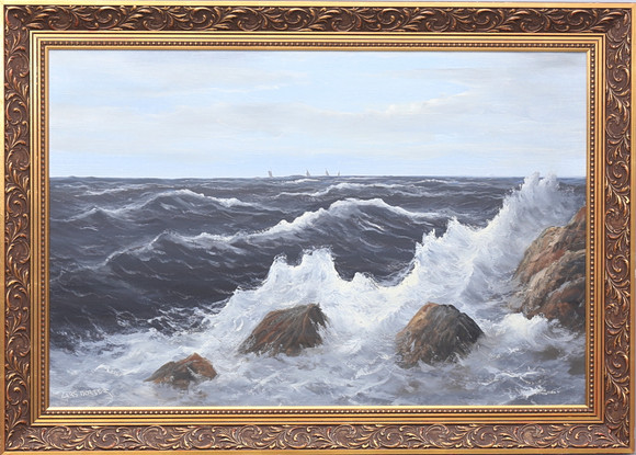 LARS NORBERG. Oil on canvas, signed. Art - Paintings - Auctionet