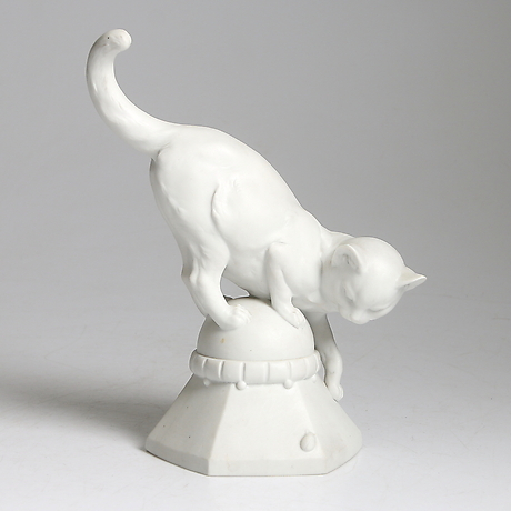 FIGURINE, pariah, cat, Katzhütte, Germany, first half of the 20th ...