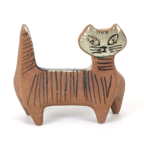 LISA LARSON. Figurine, cat from the series Lilla Zoo, Gustavsberg ...
