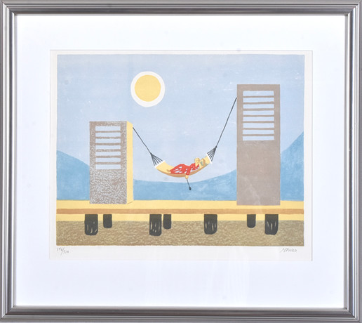 STELLAN MÖRNER. Color lithography. Art - Engravings & Prints - Auctionet