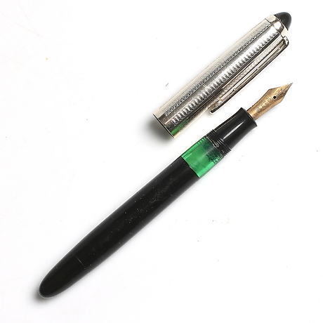 RESERVOIR PEN, nib in 14k gold, Tropen, 20th century. Miscellaneous ...