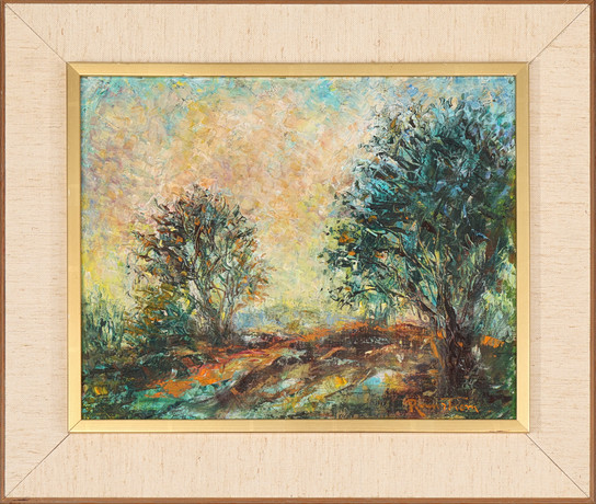 CARL-HERMAN RUNNSTRÖM. Olja på duk. Konst - Måleri - Auctionet