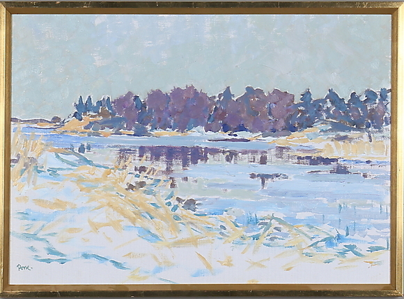 OSTEN PORSE. oil on canvas, signed. Art - Paintings - Auctionet