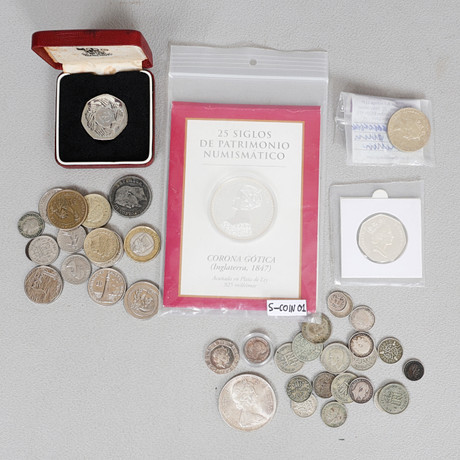 COLECTION OF COINS. Coins, Medals & Stamps - Coins - Auctionet