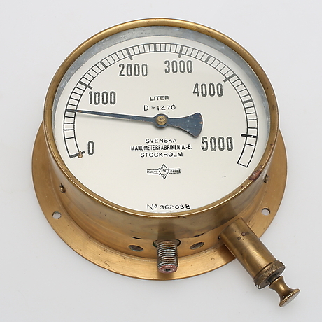 SHIP INSTRUMENTS, Svenska Manometerfabriken AB, Stockholm ...