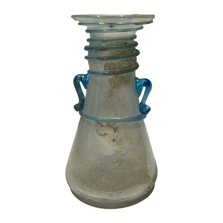 PAOLO ROSSI. Blown glass vase, reproduction of a piece from the Roman ...