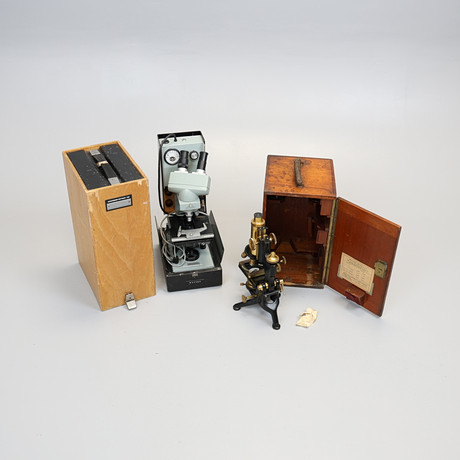 DOS MICROSCOPIOS WATSON. Objetos de colección - Técnica y náutica ...