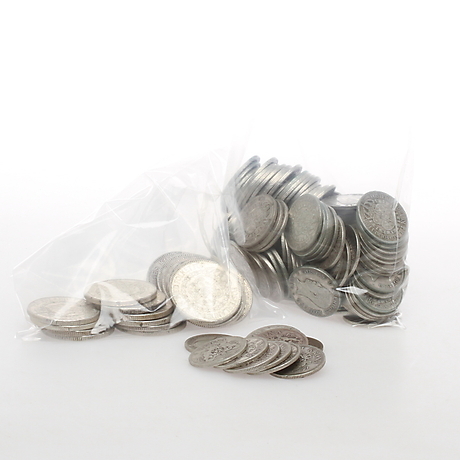 COIN, 1 SEK - 2 SEK, 80% silver, Sweden, 1881-1942. Coins, Medals ...