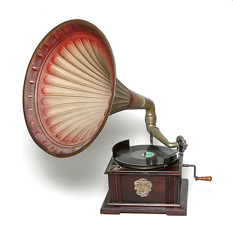 FUNNEL GRAMOPHONE, mid 20th century. Other - Musical instruments ...