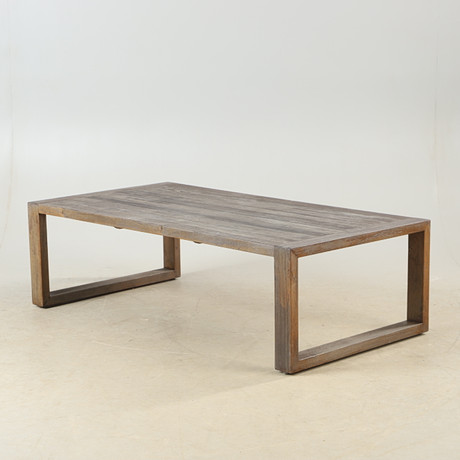 GARDEN TABLE, stained wood, Slettvoll/Applebee, 2000s. Garden ...