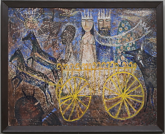 HELGA HENSCHEN. Oil on canvas, signed. Art - Paintings - Auctionet