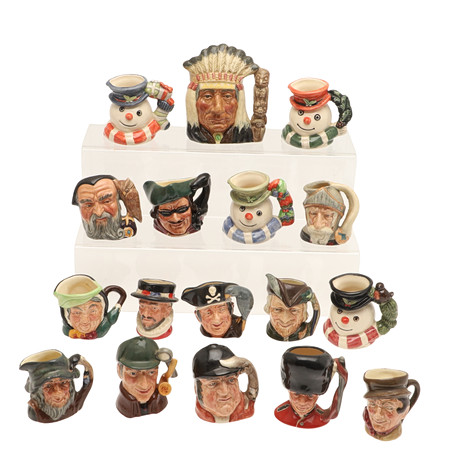 ROYAL DOULTON - COLLECTION OF SMALL TOBY JUGS. Ceramics & Porcelain ...