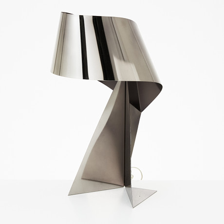TABLE LAMP, “Ribbon”, Habitat, chromed metal. Lighting & Lamps - Table ...