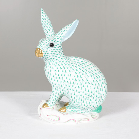 A LARGE HEREND PORCELAIN RABBIT. Ceramics & Porcelain - European ...