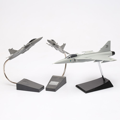 FLYGPLANSMODELLER, 3 st, bl.a. Space Models, London, England. Leksaker ...