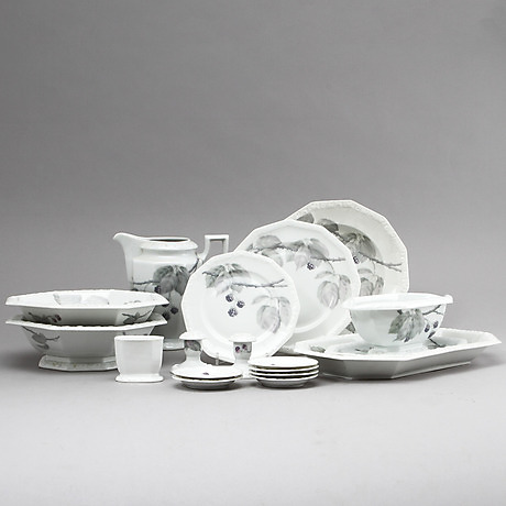 DINING SET, 68 pieces, porcelain, "Maria blackberry", Rosenthal ...