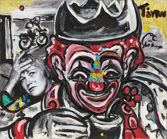 SVEN-ARNE "HÖKEN" HÖKENSTRÖM (Stockholm, 1947-2025). "Tårtan", signerad ...
