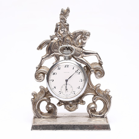POCKET WATCH STAND with pocket watch, metal, Zenith. Clocks & Watches ...