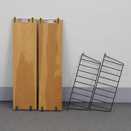 STRINGHYLLA, EK, 1950/1960-TAL. Möbler - Skåp & Hyllor - Auctionet