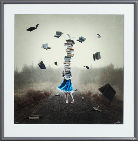 MICHELLE MACKIE. “Never Ending Story”, mixed media, signed and numbered ...