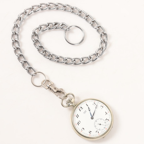 POCKET WATCH, Vasa Sport, white metal. Clocks & Watches - Pocket & Stop ...