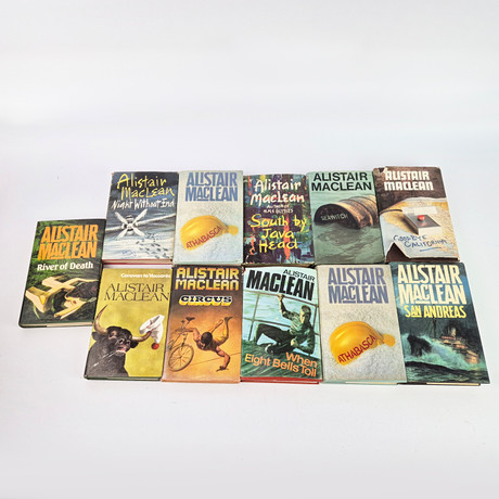 COLLECTION OF ALISTAIR MACLEAN NOVELS, 1ST EDITIONS (11). Books, Maps ...