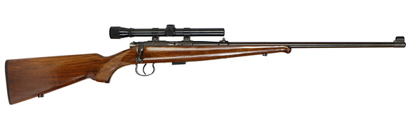 BULLET RIFLE, make Brno, model 5, calibre .22lr, no. 34946, se-no. Used ...
