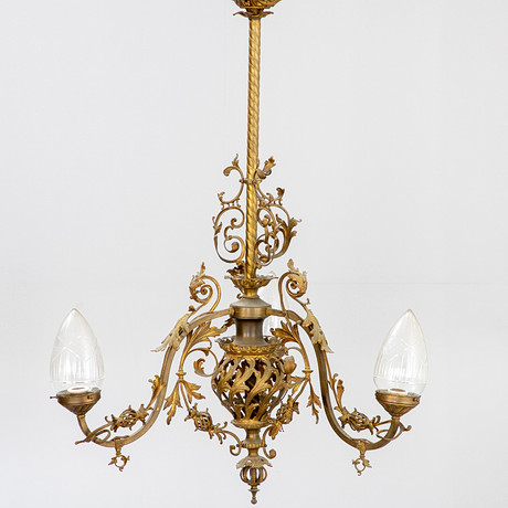 Large pendulum crown, historicizing, 3-wing, France around 1900 ...