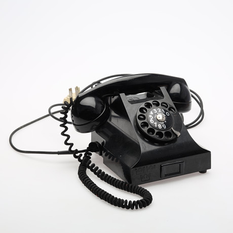 A BAKELITE TELEPHONE, Televerket, mid 20th century. Collectables ...