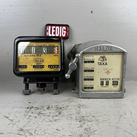 Two Halda and Argo taxi meters, circa mid 20th century. Vehicles, Boats ...