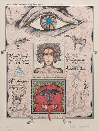 CLAUS BOJESEN (DANMARK, FÖDD 1948). “Venus med demon og Guds rige”, nr ...