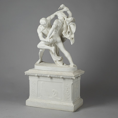 JOHAN PETER MOLIN (SVERIGE, 1814-1873). EFTER. "Bältesspännaren ...