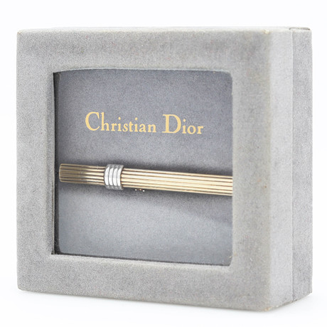 CHRISTIAN DIOR. Tie pin, sterling silver, original case. Jewellery ...