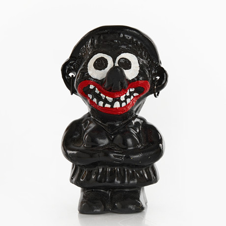 MAKODE LINDE (SVERIGE, FÖDD 1981). Skulptur, form av troll, signerad ...