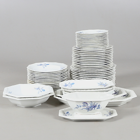 DINNER SET, 57 pieces, porcelain, "Maria", Rosenthal, Germany, 20th ...