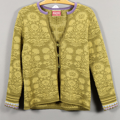 SOLVEIG HISDAL. Kofta, Oleana, Norge. Vintagekläder & Accessoarer ...