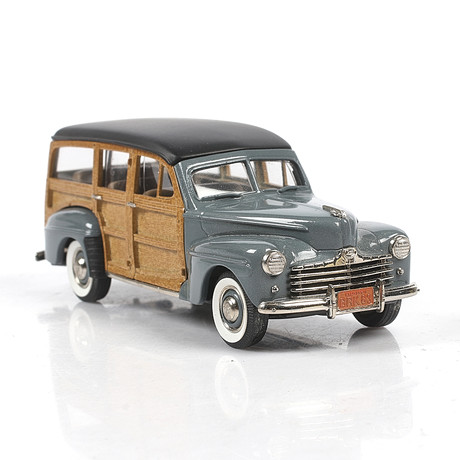 MODEL CAR, metal/resin, Ford V8 “Woody”, 1947, Brooklin Models, 1:43 ...