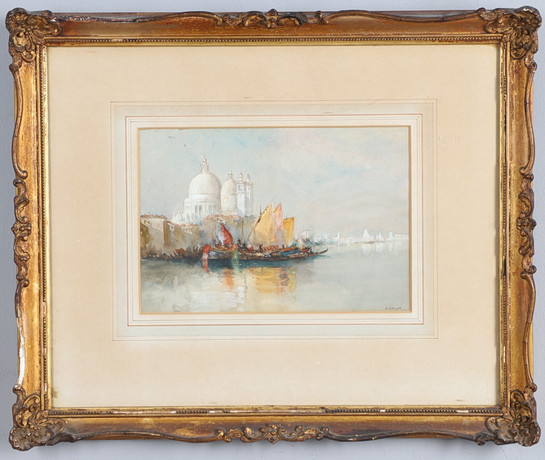 RICHARD HENRY WRIGHT (1857-1930). SANTA MARIA DELLA SALUTE, VENICE. Art ...