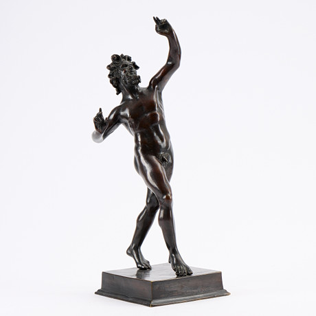 “Dancing faun”, sculpture, bronze. Art - Sculptures & Bronzes - Auctionet