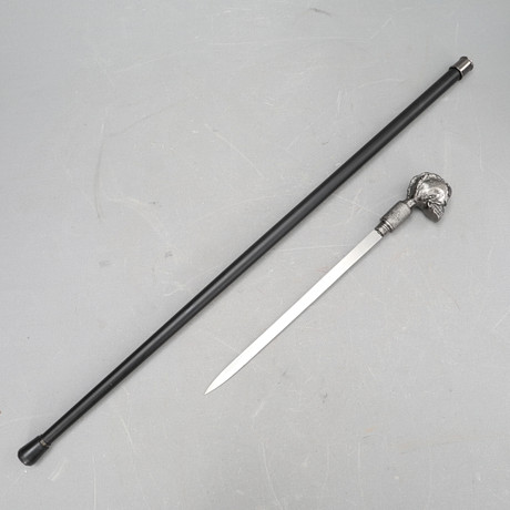 SWORD STICK, "SKULL”. Weapons & Militaria - Edged weapons - Auctionet
