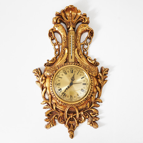 A late 20th century wall clock, Rococo style. Clocks & Watches - Wall ...