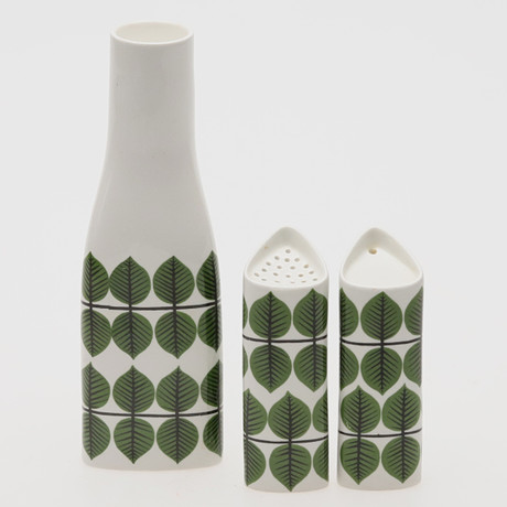 STIG LINDBERG. A set of 3 salt & pepper strainers, “Berså”, Gustavsberg ...
