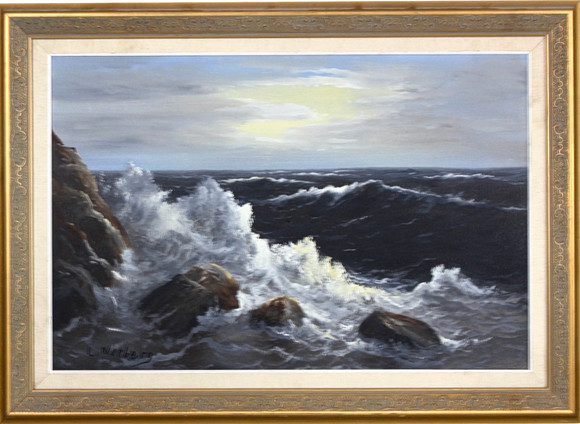 LARS NORBERG. Oil on canvas. Art - Paintings - Auctionet